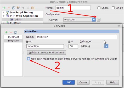 Php How Tell Phpstorm Debugger That My Project Has Document Root Other Than Project Root