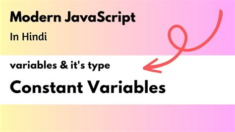 Javascript Constant Variables In Hindi Constant Variables Javascript Tutorials In Hindi 4