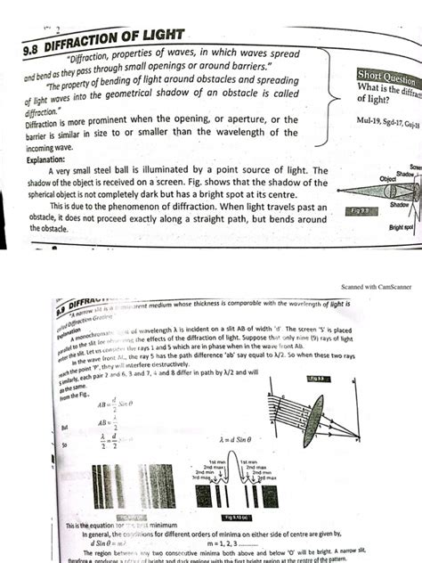 Diffraction And Wave Theory Pdf