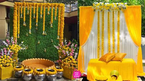 12 Simple Haldi Decoration Ideas At Home