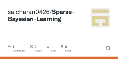 Github Saicharan0426sparse Bayesian Learning
