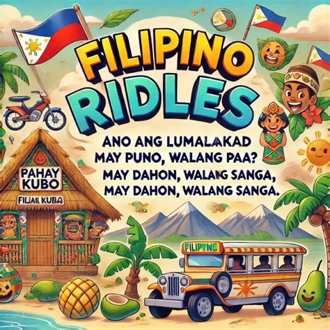 Filipino Riddles With Answers To Test Your Brain Daily Riddles