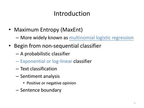 Ppt Chapter 6 Hidden Markov And Maximum Entropy Model Powerpoint
