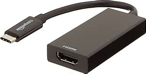Amazon Com Amazon Basics Usb Type C To Hdmi Adapter Cable Black Electronics