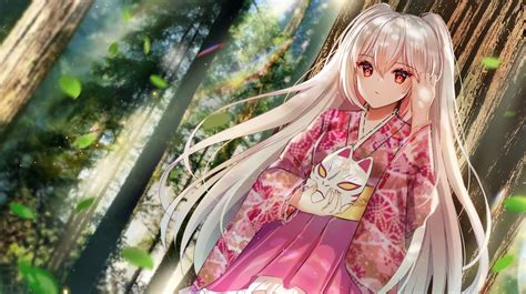 Обои обои аниме девушка блондинка длинные волосы 1366x768 от Axebourne картинки на рабочий