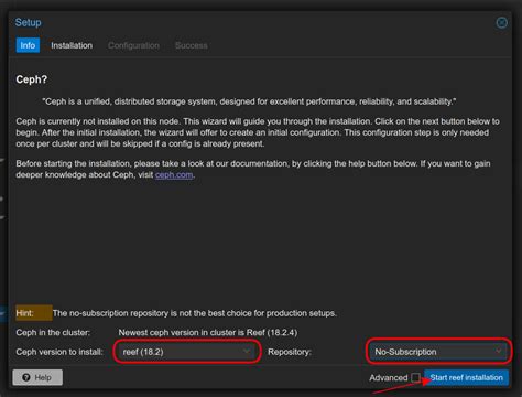 Proxmox 8 Cluster HA Ceph Memo Linux