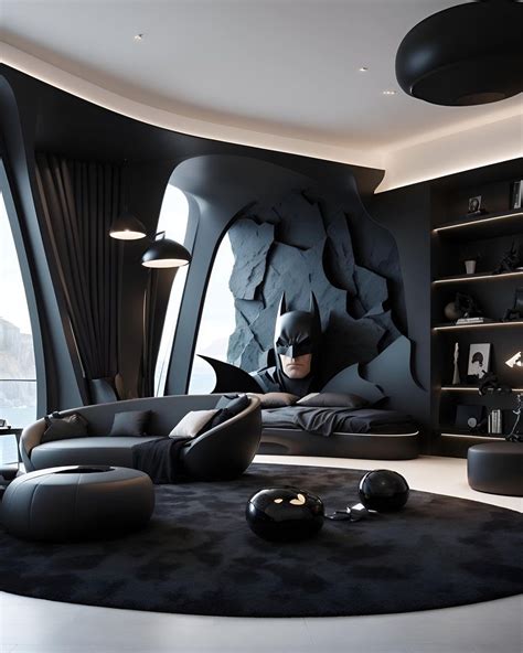 خانه بتمن از نگاه متفاوت هوش مصنوعی عکس