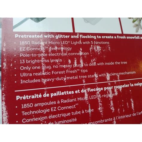 Polygroup 75ft Flocked Micro Tree Original Rrp £39999 Vat This