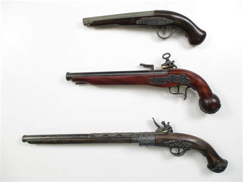 Assorted Replica Flintlock Pistols
