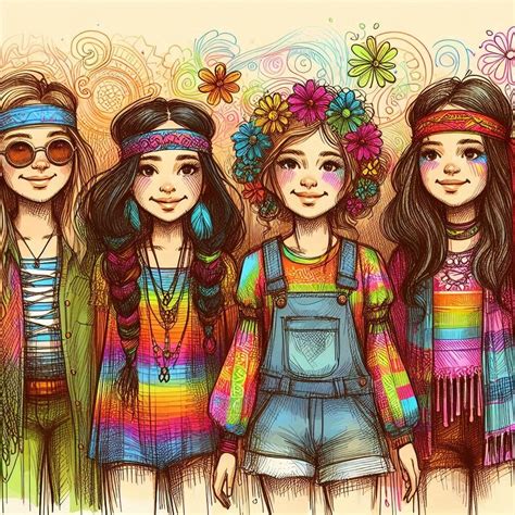 Solve Hippy Chicks Resizable To Pieces Jigsaw Puzzle Online With Pieces