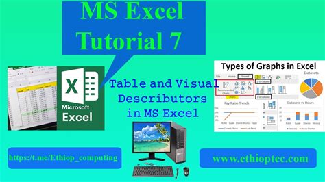 microsoft excel for beginners 7 inserting tables figures and charts