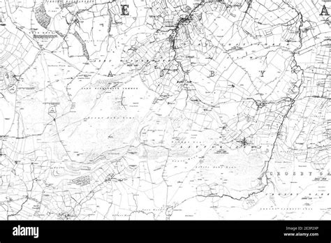 Map Of Westmorland Sheet 022 Ordnance Survey 1861 1863 Stock Photo
