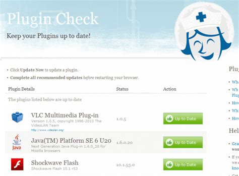 Mozilla Plugin Check Now Checks Plugins In All Web Browsers Ghacks Tech News