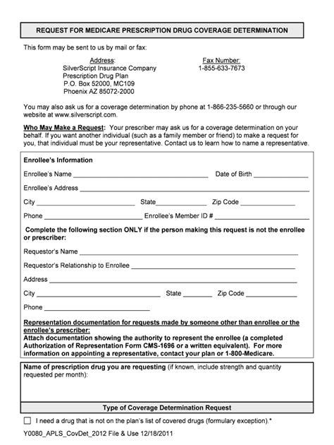 Fillable Online Prior Authorization Ssi2013 Silverscript Fax Email Print Pdffiller