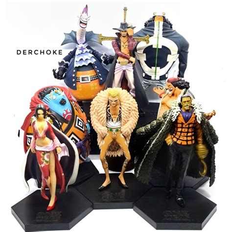 โมเดลวันพีชของแท้100 งาน7 เทพโจรสลัดฐาน6เหลี่ยม ฟิกเกอร์ มือ2 Shopee Thailand