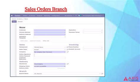 Multiple Branch Operation Management Odoo App Ppt