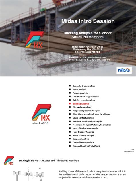 Buckling Analysis For Slender Structural Members 3 15 22 Pdf