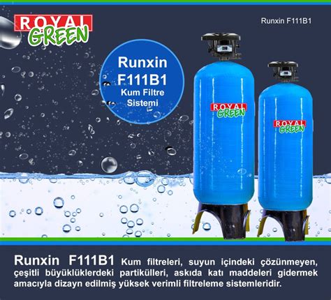 Runxin F111B1 Valfli Kum Filtreleme Sistemleri Sanayi Tipi Ro Su Arıtma Sistemleri
