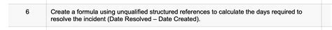 Solved 6 Co Create A Formula Using Unqualified Structured