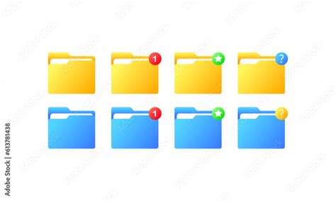 Computer Folder Icon Vector