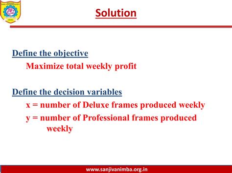 13 Ds Case 1 Lpp Model Formulation Ppt