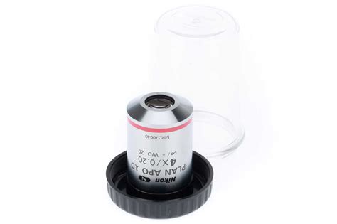 Lot 696 Microscope Objective Nikon Plan Apo 4x