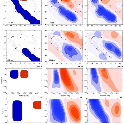 First Model Three Dimensional Velocity Models Showing Two Depth Slices Download Scientific