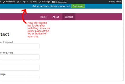 How To Add A Sticky Floating Bar In WordPress FastWebHost Web Hosting Blog