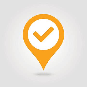Check Pin Map Icon Map Pointermarkers Sign Choice Yes Vector Sign
