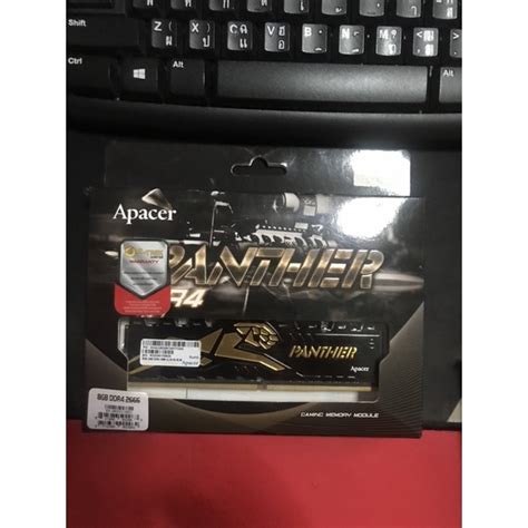 Ram Ddr4 2666 8gb Apacer Panther Golden Shopee Thailand