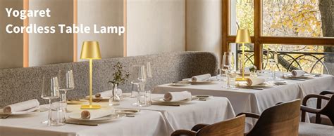 2 Pack Gold Rechargeable Table Lampscordless Lamp With 6000mah Battery