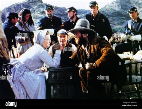 Wagons East Front From Left Ingrid Nuernberg Robert Picardo John