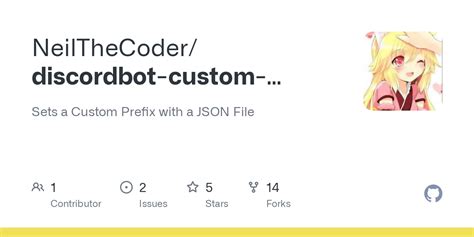 Github Neilthecoderdiscordbot Custom Prefix Sets A Custom Prefix