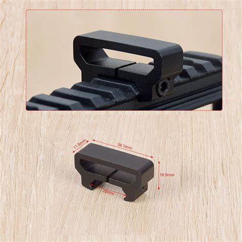 전술 위버 피카티니 레일 마운트 스코프 라이플 슬링 부착 권총 총 액세서리 20mm Aliexpress