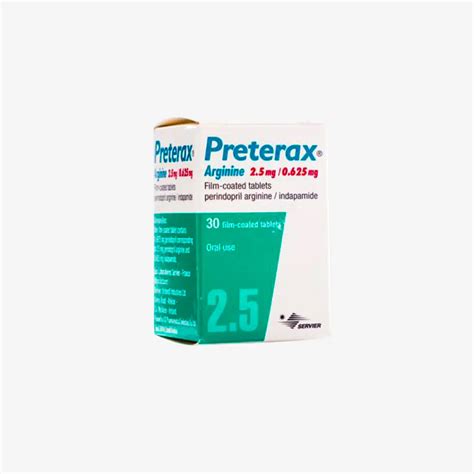 Preterax Tablets 250625 Mg