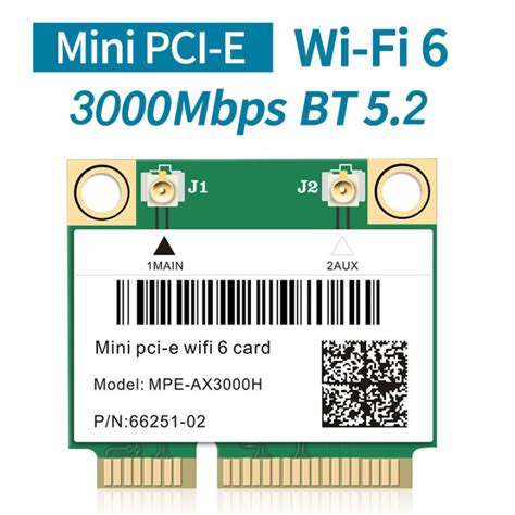 Wifi Dual Band Mbps Bluetooth MPE AX H For AX Wireless Half Mini PCI E Wifi Card
