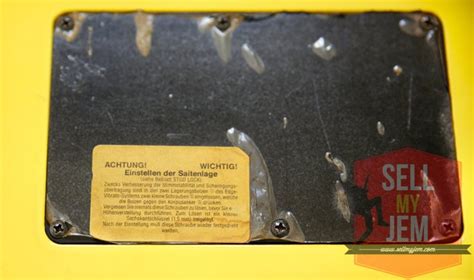 Beautiful 1990 Ibanez Jem 777dy Desert Yellow Pyramid Inlays Hard Case Original Tremolo Arm