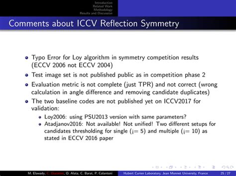 Wavelet Based Reflection Symmetry Detection Via Textural And Color Histograms Ppt