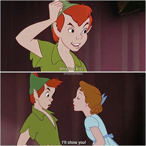 The Kiss Peterpan Peter Pan Disney Peter Pan And Tinkerbell Peter Pan