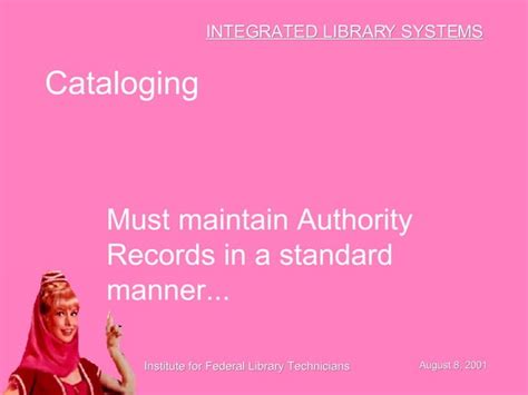 Integrated Library Systems Ppt