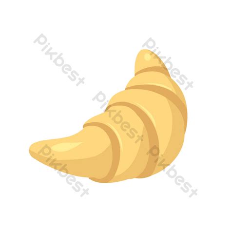 손으로 그린 크로와상 그림 일러스트 Png Psd 무료 다운로드 Pikbest
