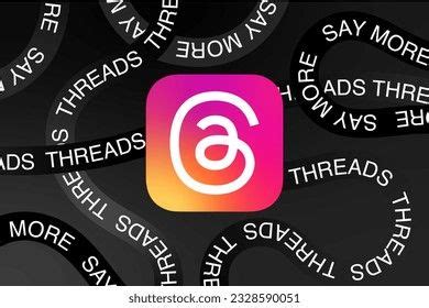 Threads Instagram App Design System Screw Text: Say More Threads, Black ...