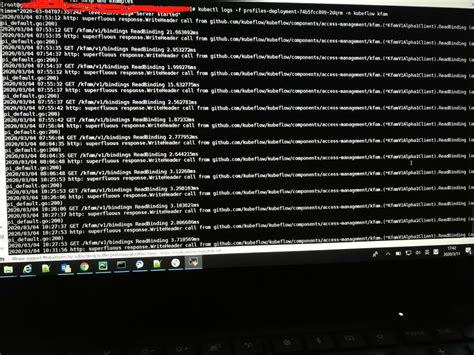 Kubeflow Central Dashboard No Namespaces Showed · Issue 4788 · Kubeflow Kubeflow · Github
