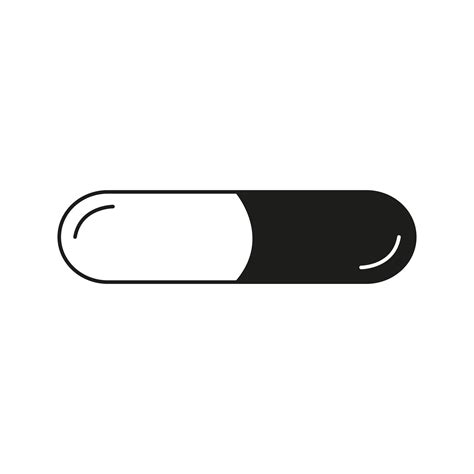 Medicine Pill Outline Black Icon Isolated Illustration On White