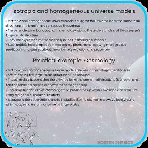 Isotropic Universe Models Relativity Uniformity And Cosmology