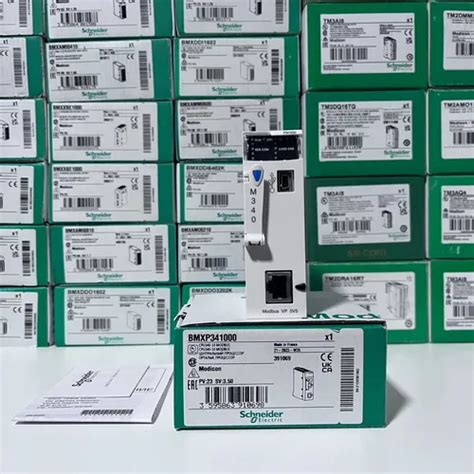 Bmxp341000 Schneider Processor Module M340 Max 512 Modbus