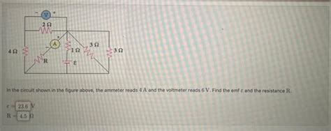 [solved] In The Circuit Shown In The Figure Above The Amm