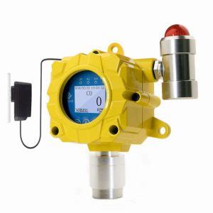 H2S Hydrogen Sulfide Fixed Gas Detector With Remote Control Alarm Monitor 0 100PPM Win Sensors