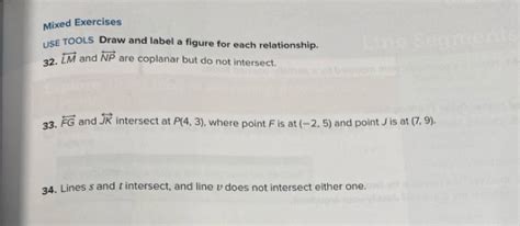 Solved Mixed Exercises Hse Tools Draw And Label A Figure For Each