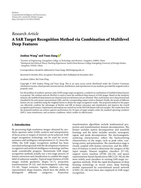 Pdf A Sar Target Recognition Method Via Combination Of Multilevel